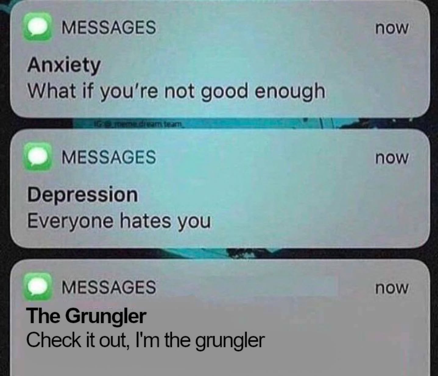 Text From the Grungler | Grungler | Know Your Meme