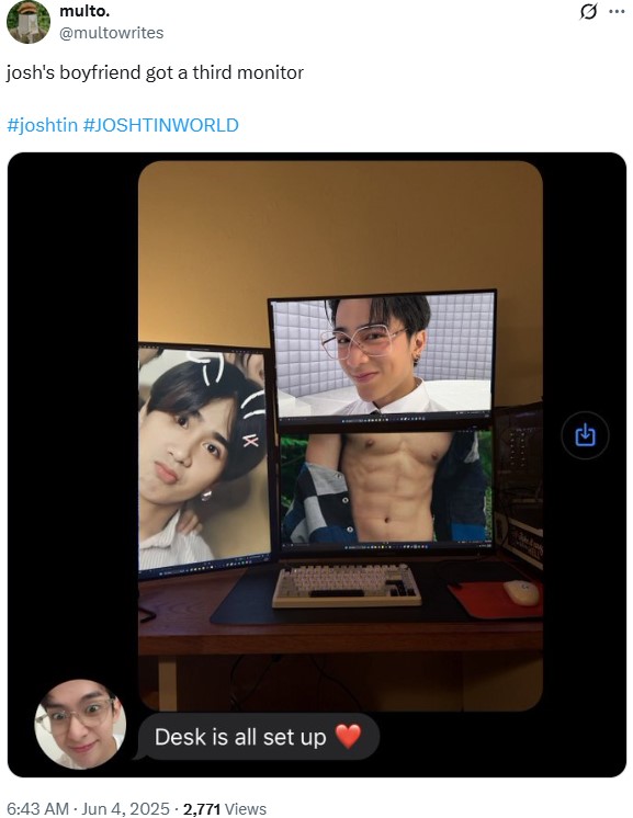 josh's boyfriend got a third monitor | My Boyfriend Got a Third Monitor ...