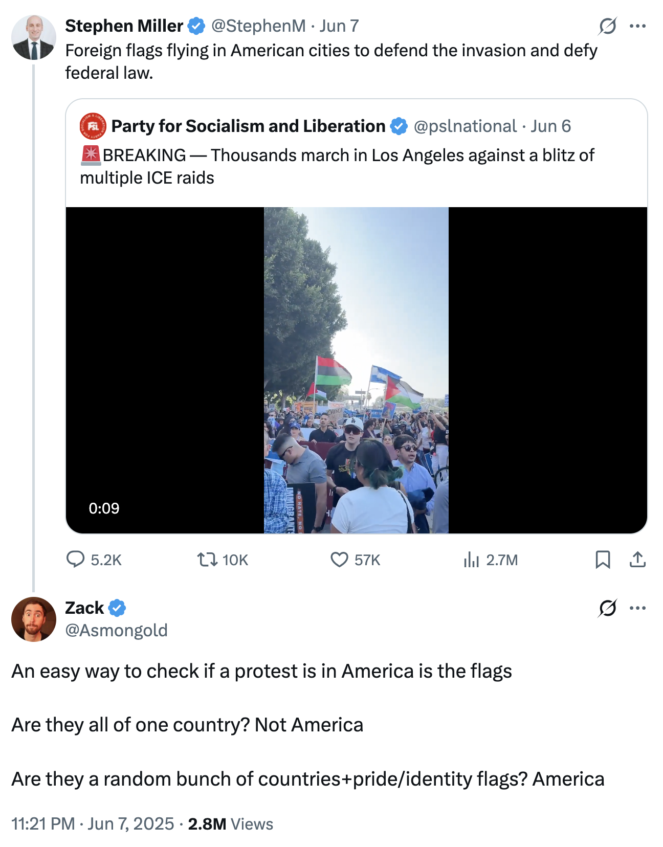 Asmongold tweet | June 2025 LA ICE Protests | Know Your Meme