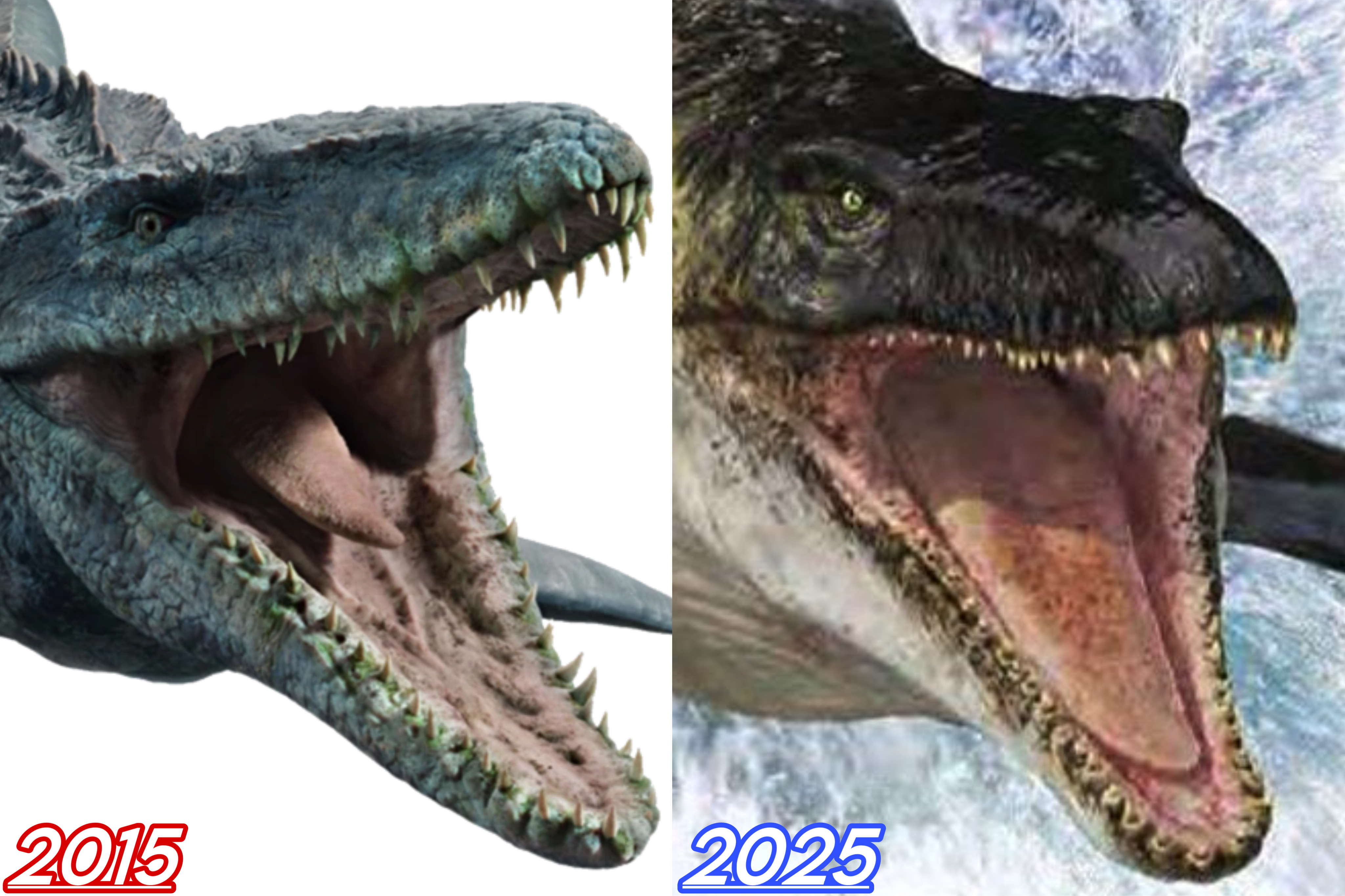 Mosasaurus then and now | Jurassic Park | Know Your Meme