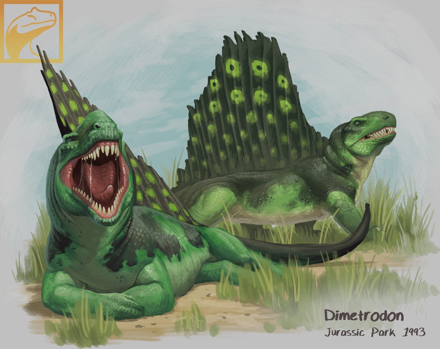 Jurassic park dimetrodon by Fred the dinosaur man | Know Your Meme