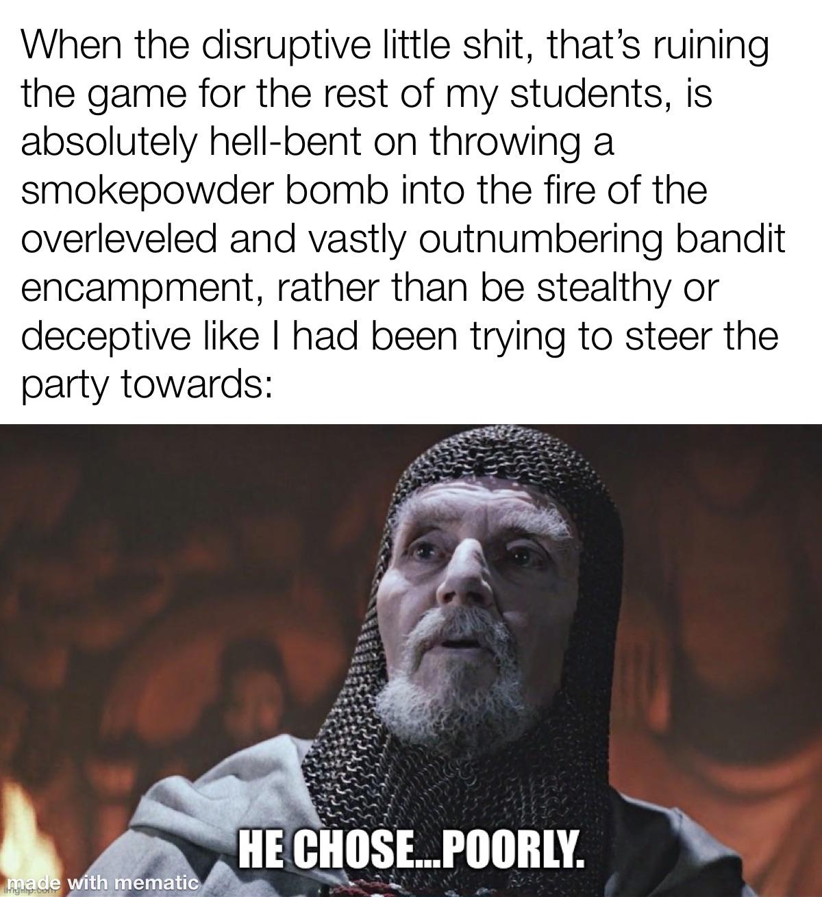 Congratulations! Just give me a moment while I roll initiative for 30 ...