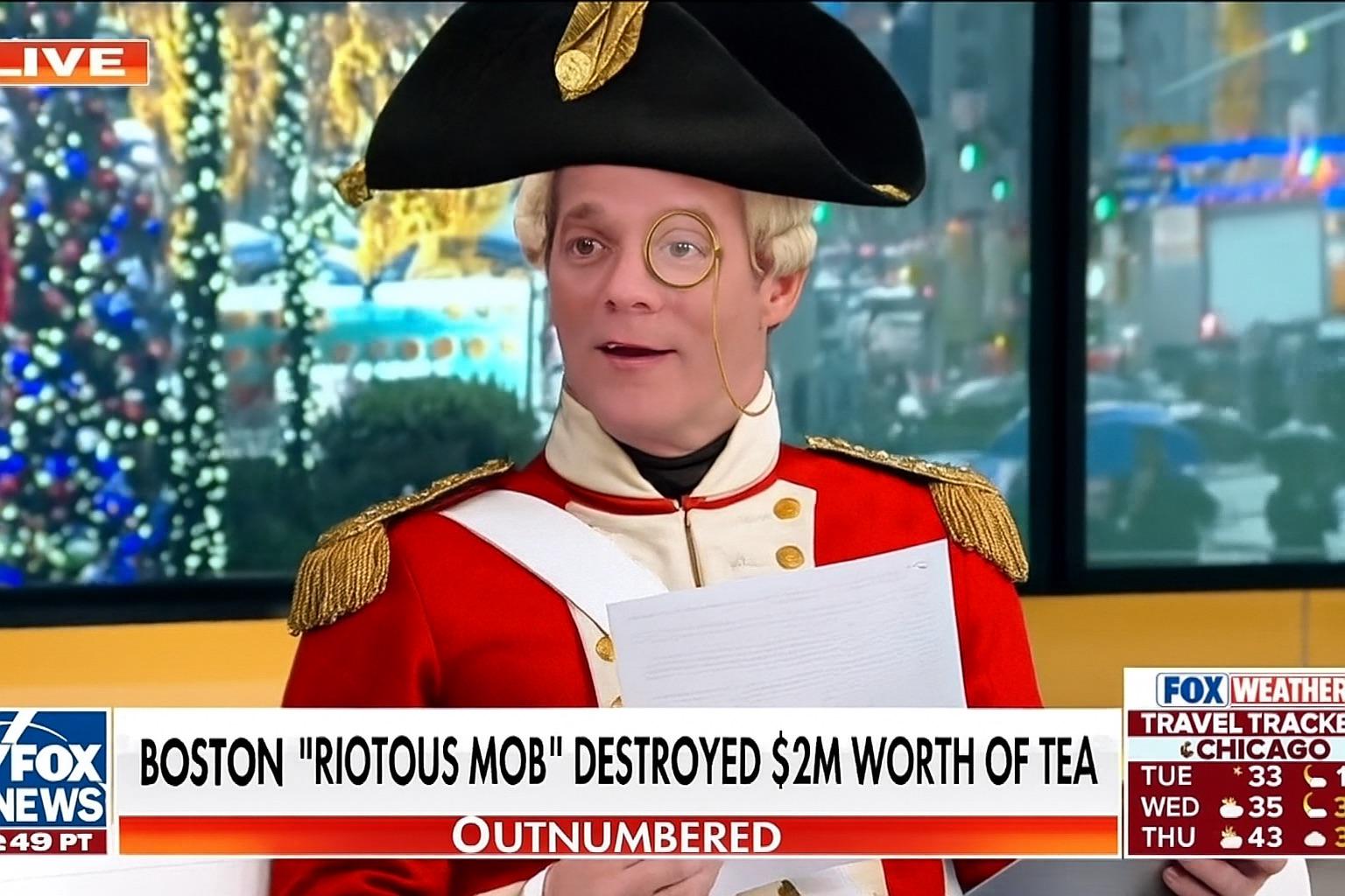 Fox news covers the Boston Tea party, December 1773 | History Memes ...