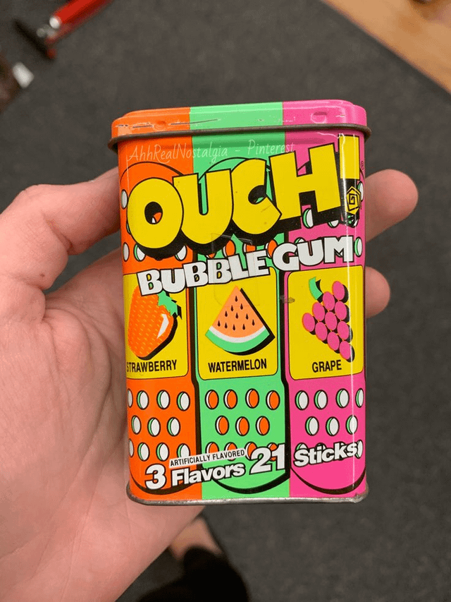 Ouch bubble gum | 90s Nostalgia | Know Your Meme