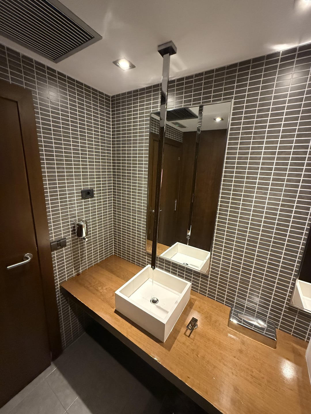 This sink faucet comes from the ceiling | Know Your Meme