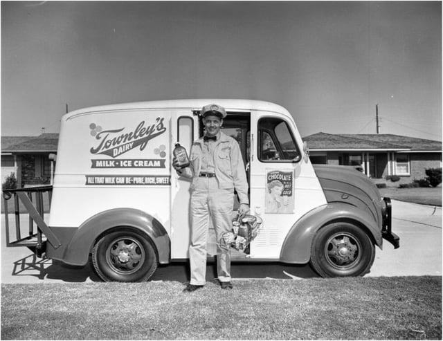The milk man, 1953 | History / Nostalgia | Know Your Meme