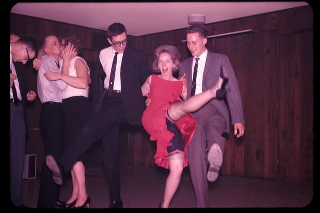 A Christmas party, 1965 | History / Nostalgia | Know Your Meme