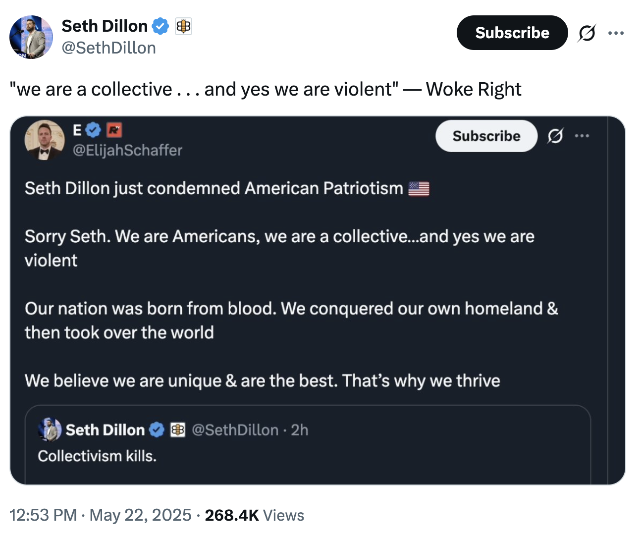 "we are a collective . . . and yes we are violent" — Woke Right | Know ...