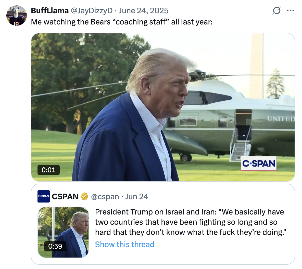 June 24th, 2025 tweet by @JayDizzyD | Know Your Meme