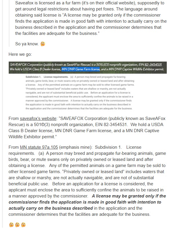 Tumblr User ReggieMess On Save A Fox | "Save a Fox Rescue" Mikayla ...