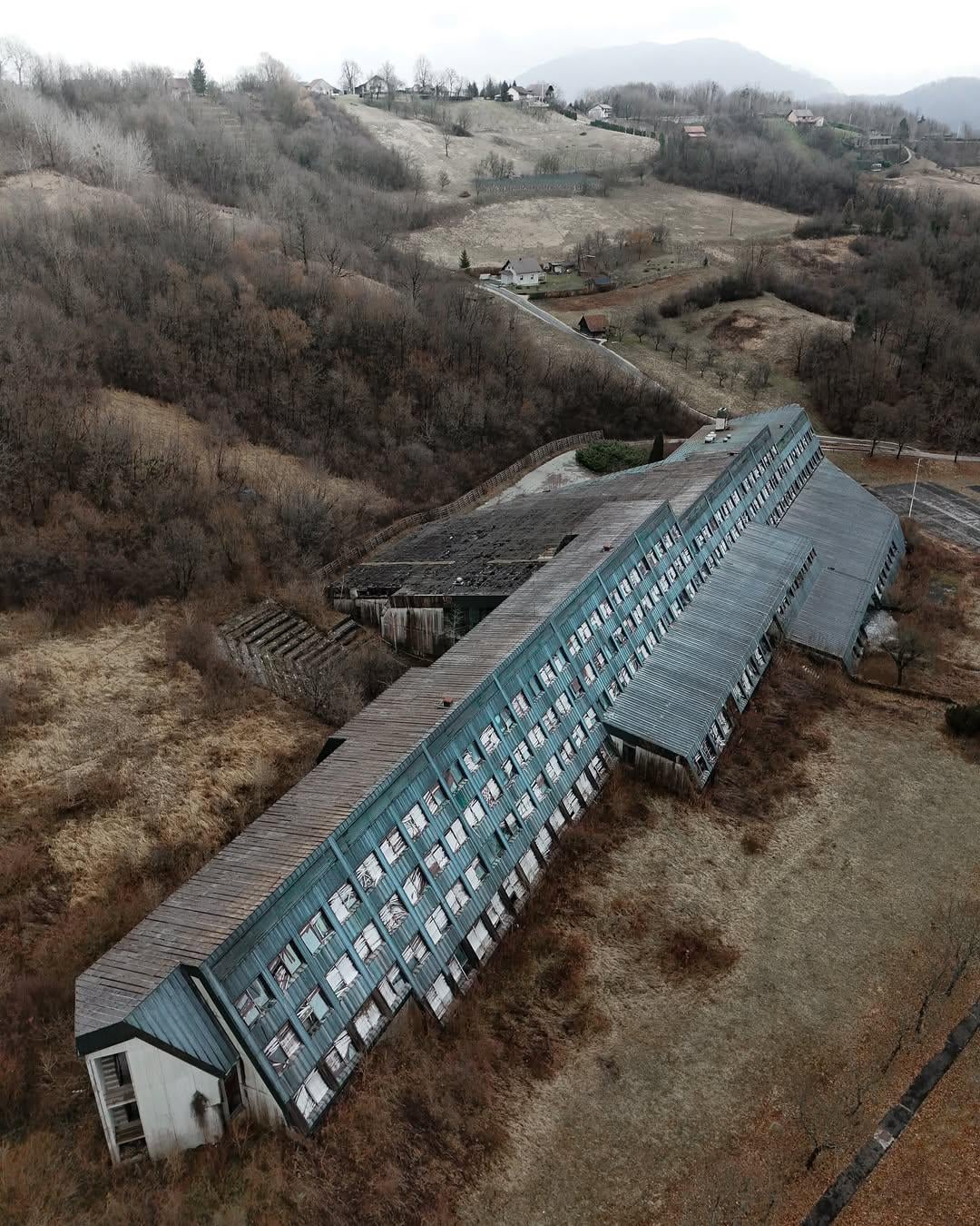 An abandoned brutalist school in the hills of northern Croatia | Know ...