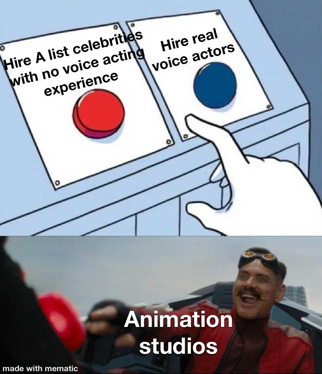 Acting and voice acting are different | /r/memes | Know Your Meme