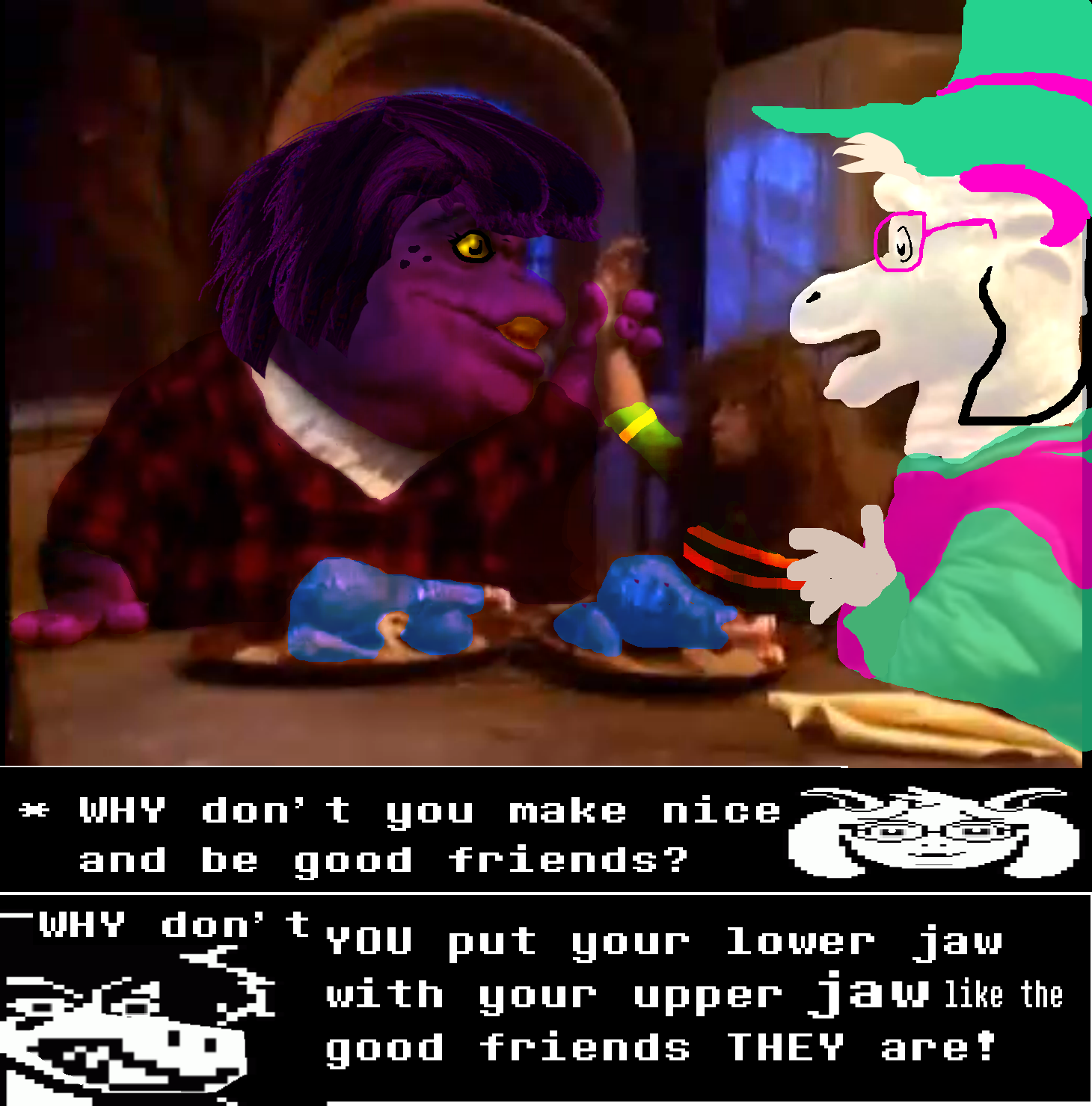 LIVE-ACTION DELTARUNE /2042 /SUSIE PROMO 03: RALSEI ARRIVE | Know Your Meme