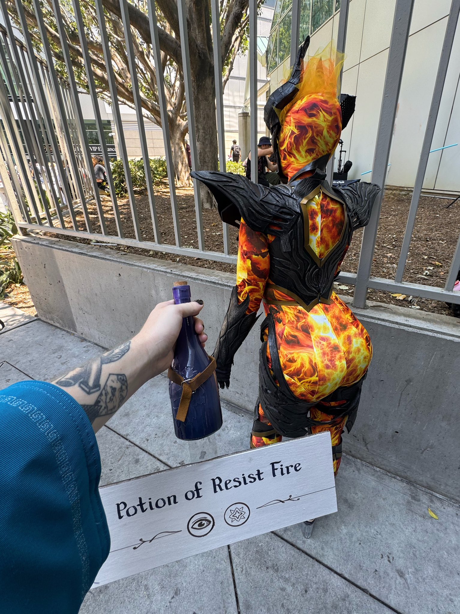 Flame Atronach and Fire Resistance Potion: Image Gallery | Know Your Meme