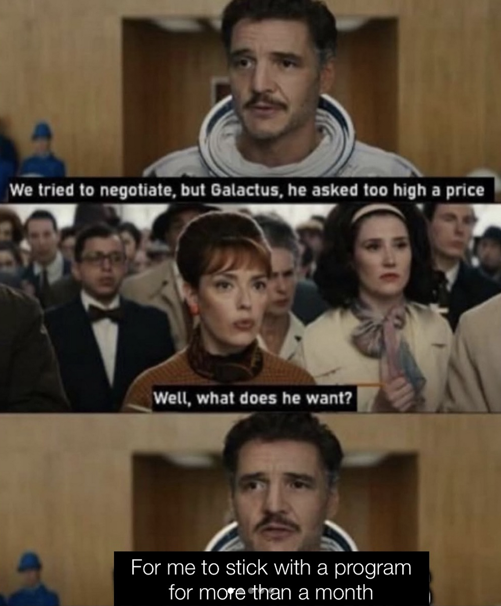 July 27th, 2025 post by @subparliftingmemes | Galactus Asked Too High A ...