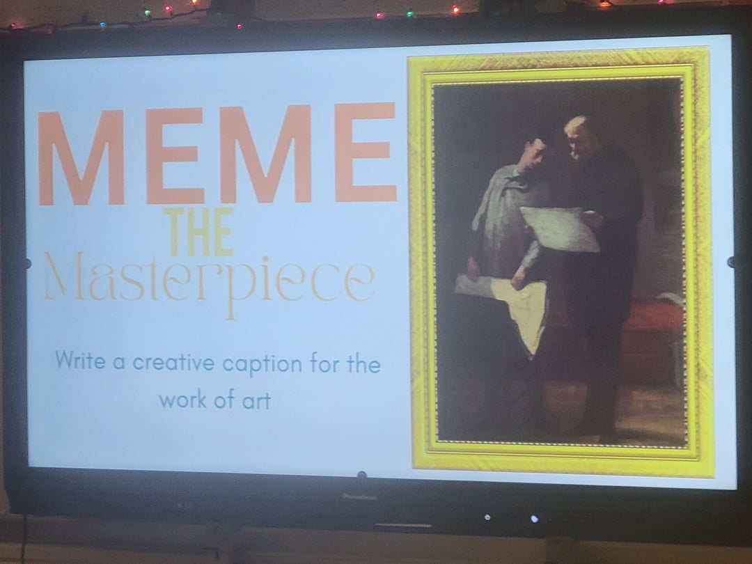 Today's assignment in art class | Know Your Meme
