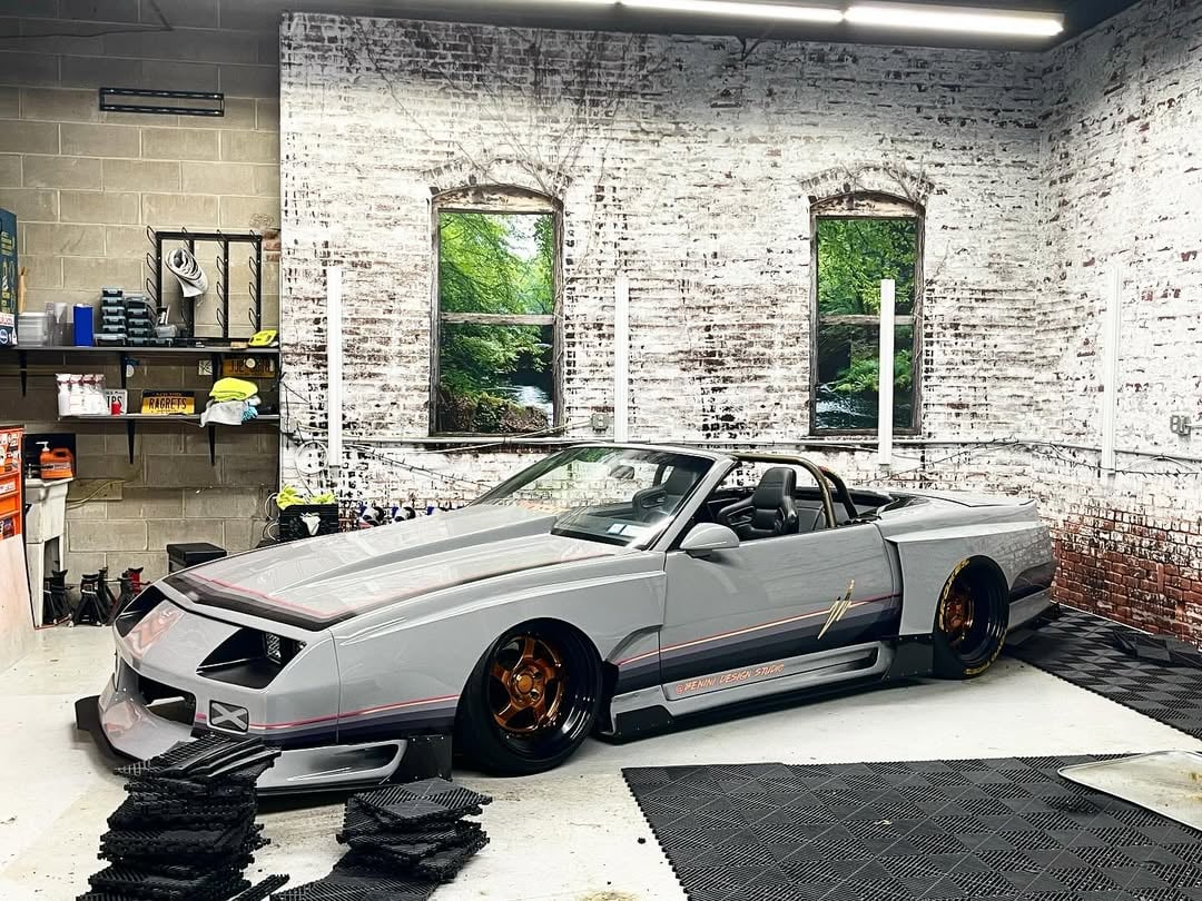Modified wide-bodied 1991 Chevrolet Camaro convertible | Know Your Meme