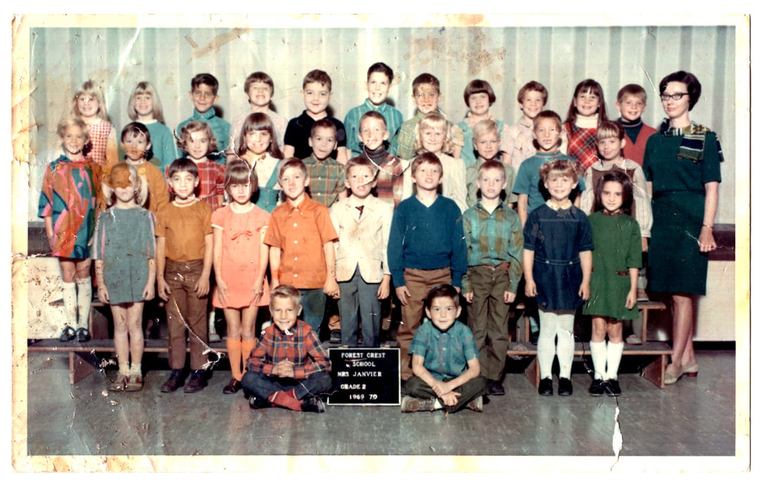 A second grade class in 1968 | History / Nostalgia | Know Your Meme