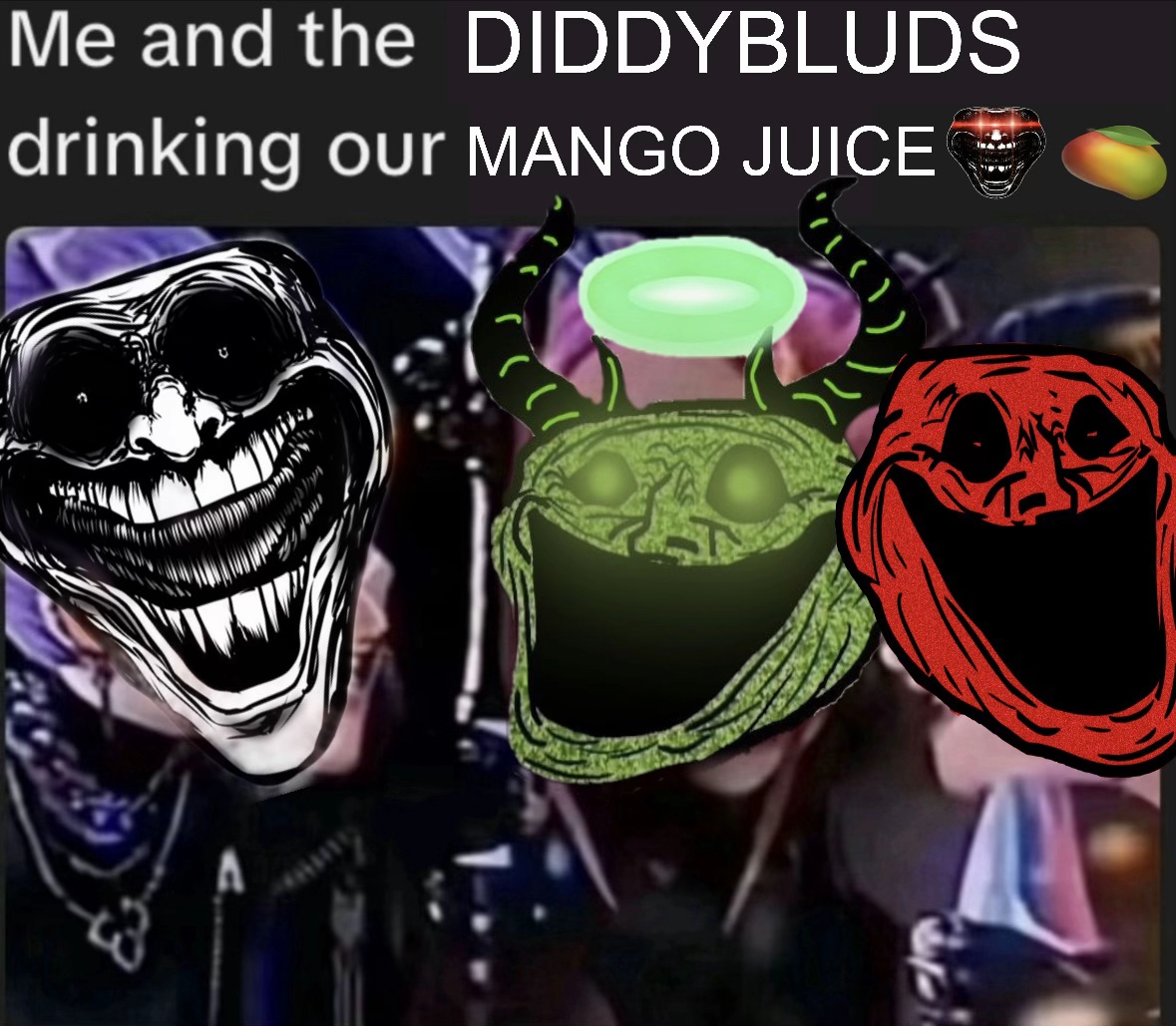 Me and the Diddy Bluds Drinking our Mango Juice | Me and the Divas ...