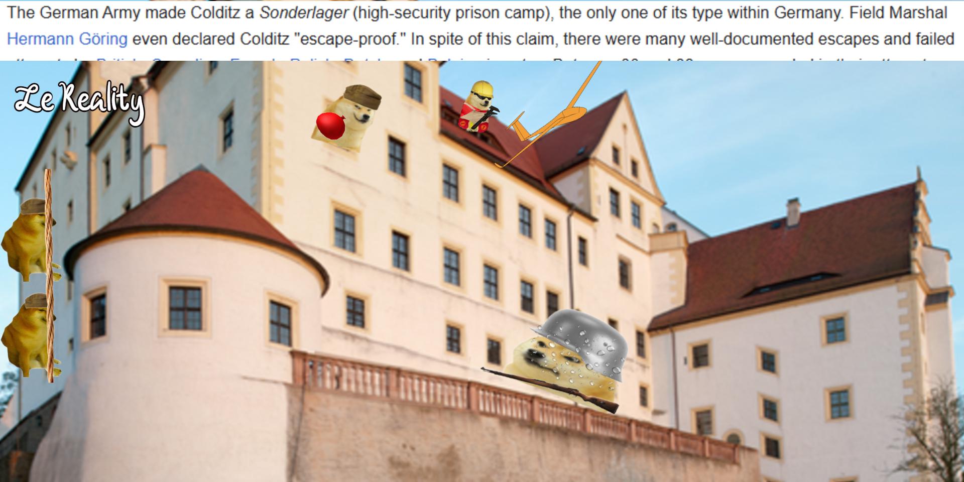 They literally has museum displaying escape tools and photographs ...