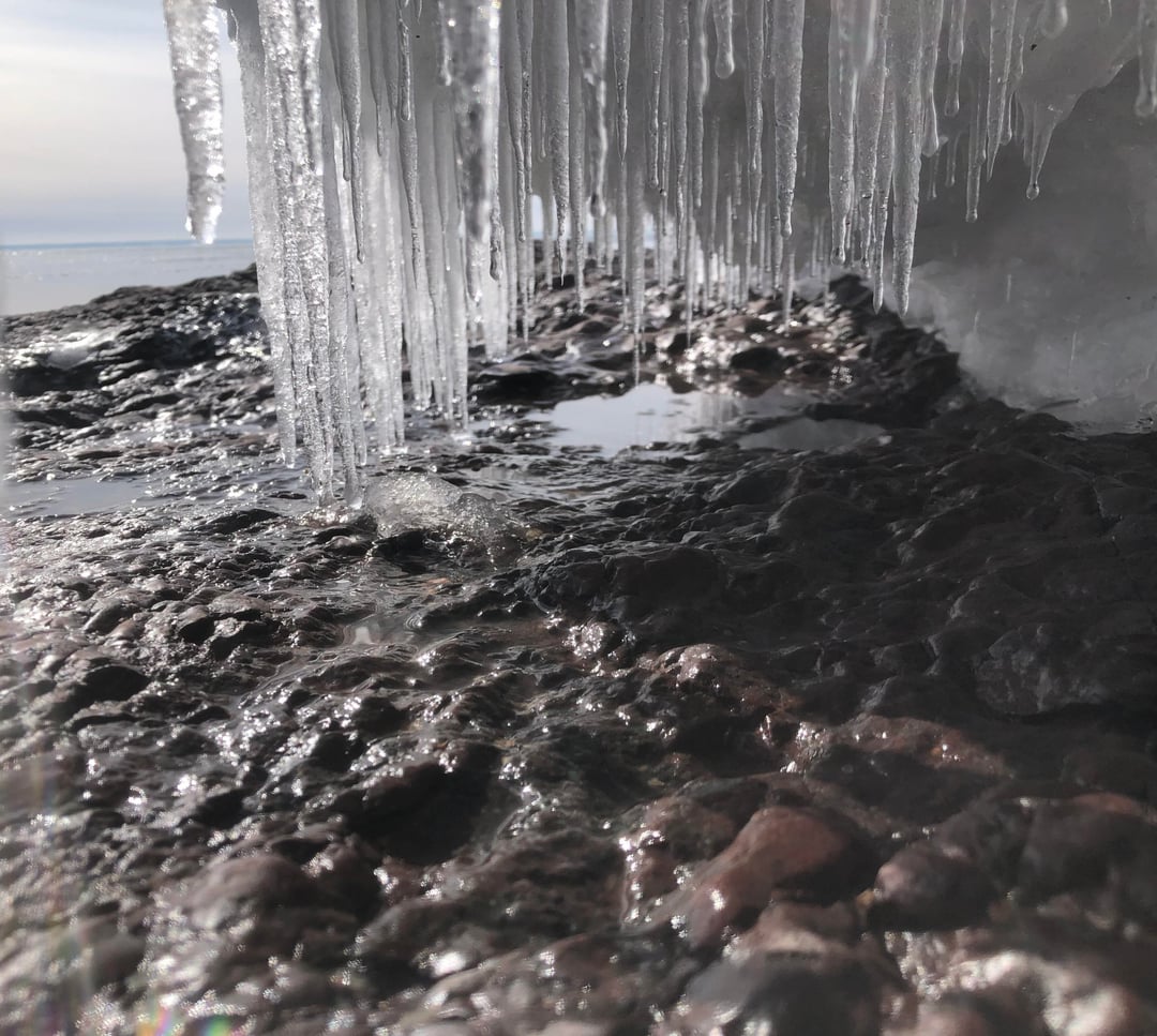 An ice cave | Know Your Meme