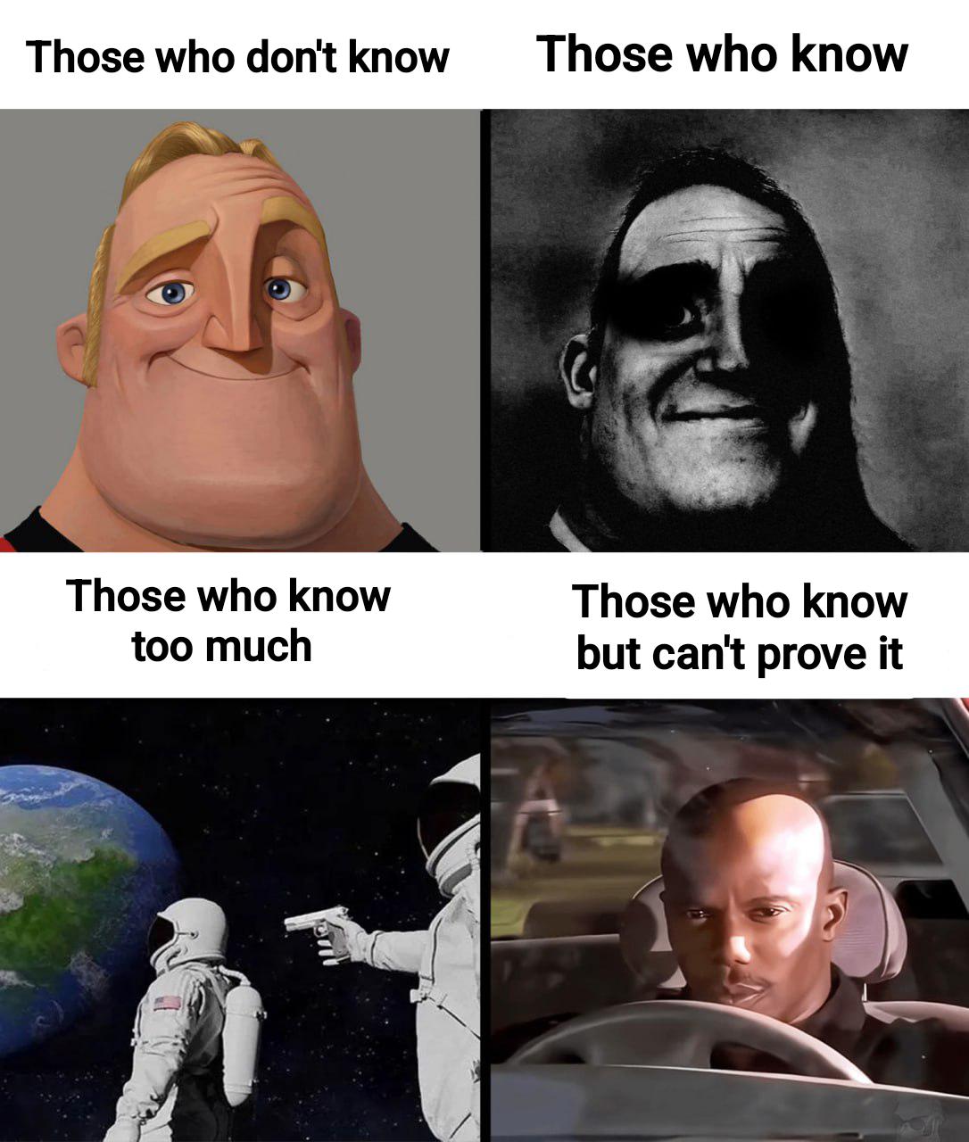 Those who... | /r/memes | But You Can't Prove It / James Doakes ...