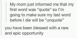 Quote, unquote | Know Your Meme