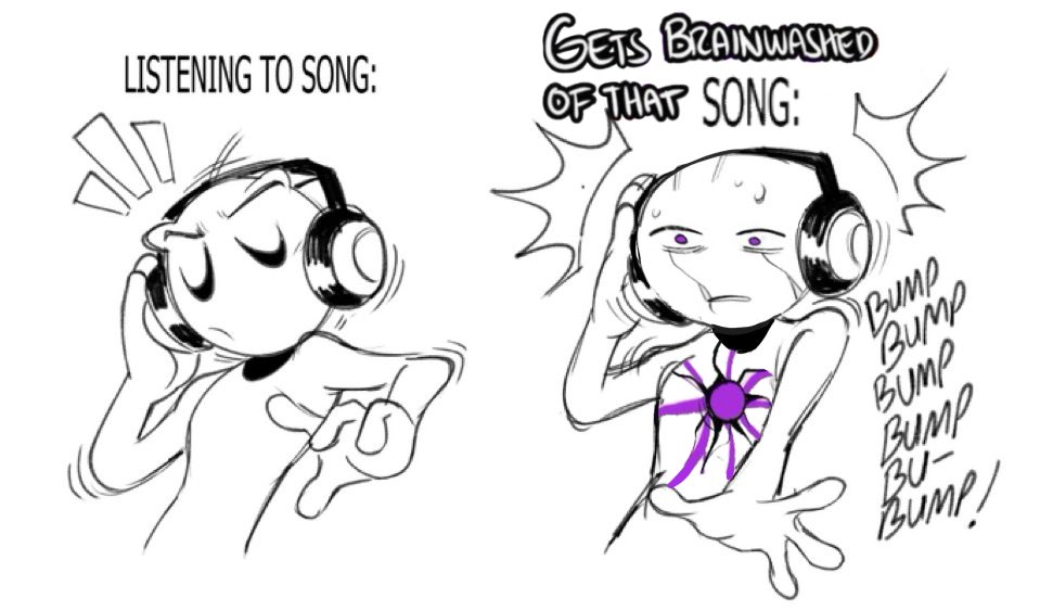Listening to a Song / Gets Brainwashed of that Song | Jersey Club ...