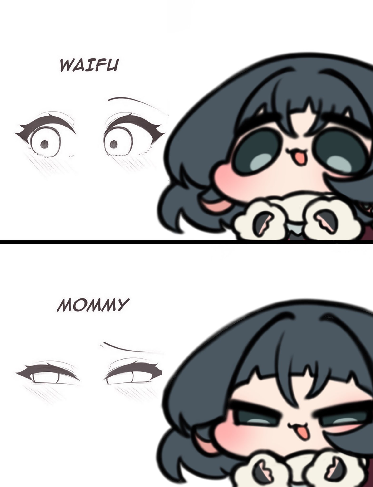 Rat Waifu vs Rat Mommy | Waifu vs. Mommy Eyes | Know Your Meme