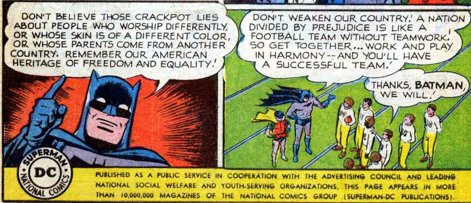 Batman on America's Heritage of Freedom and Equality.(1950) | Know Your ...