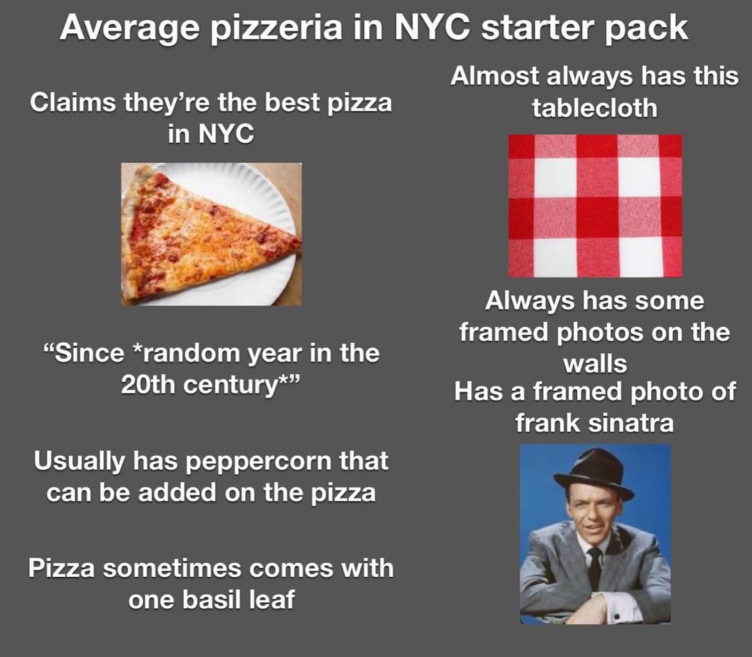 Those pizza places | Starter Packs | Know Your Meme