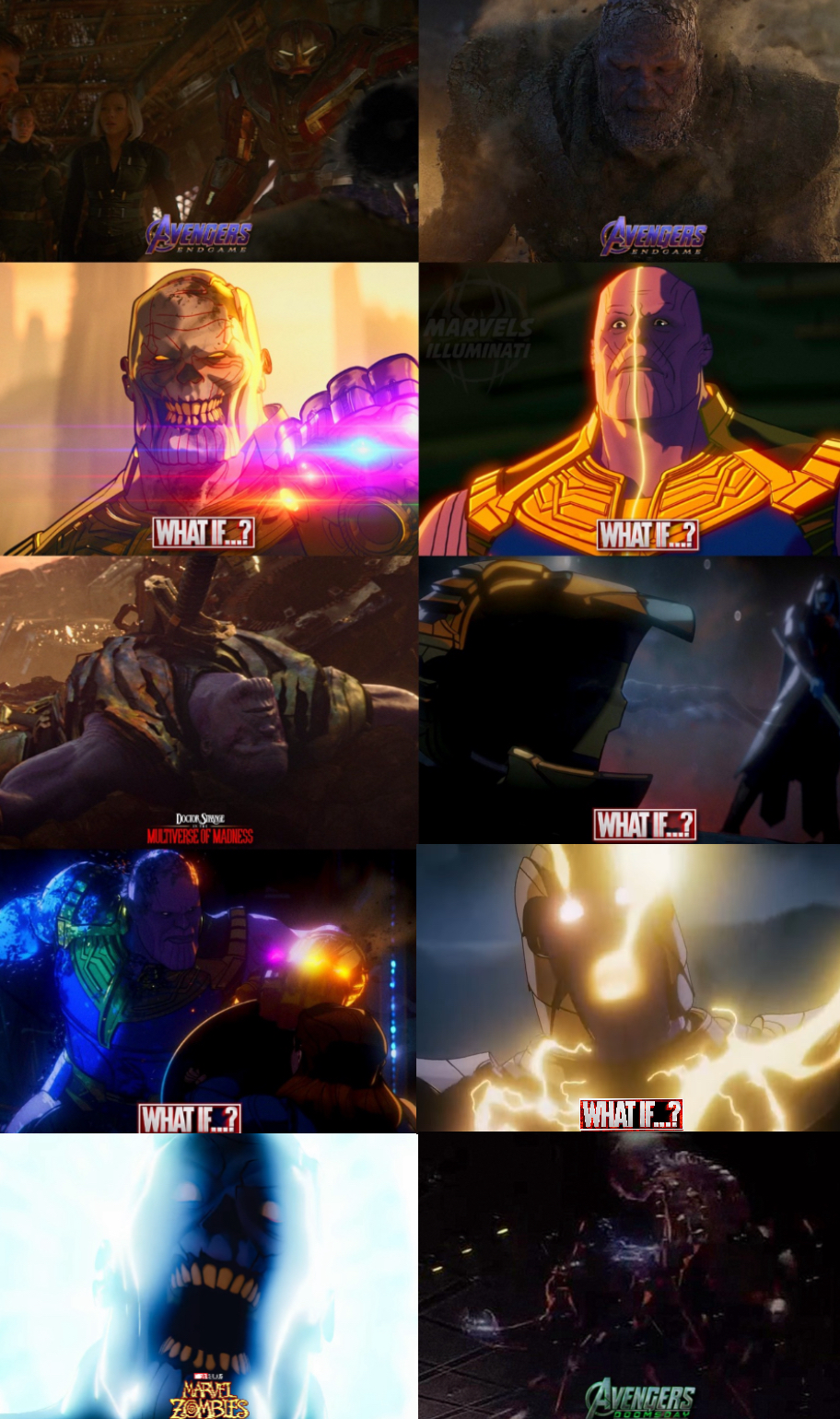 Every time thanos has died in the MCU | Know Your Meme