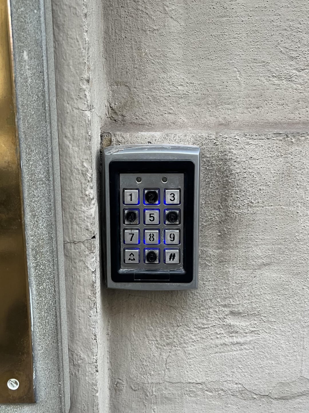 A door pin-pad | Know Your Meme