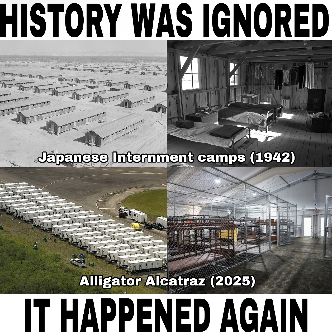 History repeats - Alligator Alcatraz | Know Your Meme