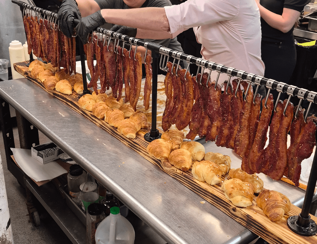 Bacon hanging to dry | Know Your Meme