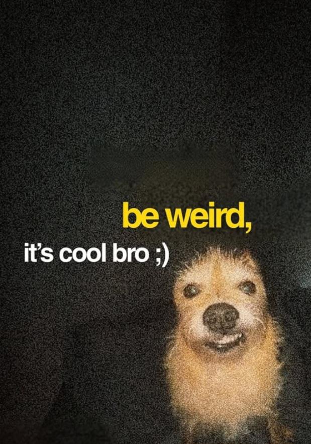 Be weird and be yourself | /r/memes | Know Your Meme