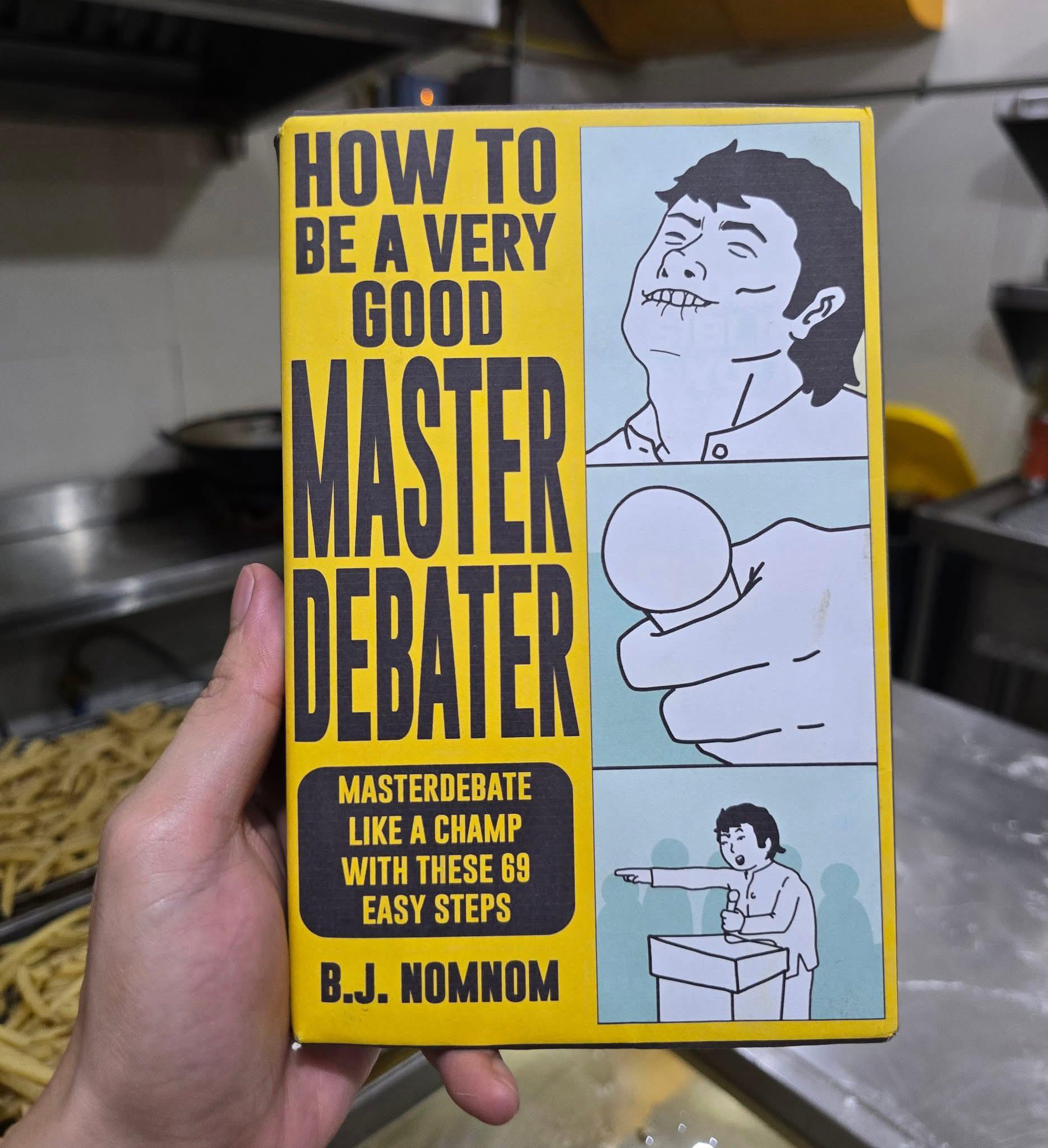 This book helped me become a very good Master Debater! | /r/dankmemes ...