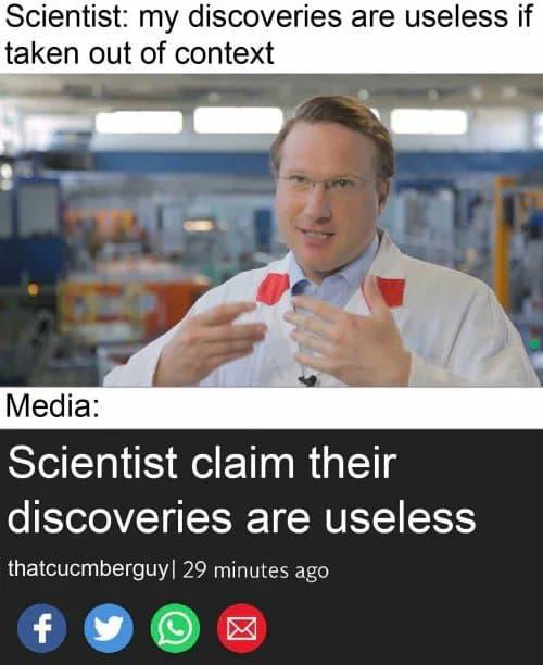 When you spend 10 years on research and 10 seconds on a headline! | /r ...