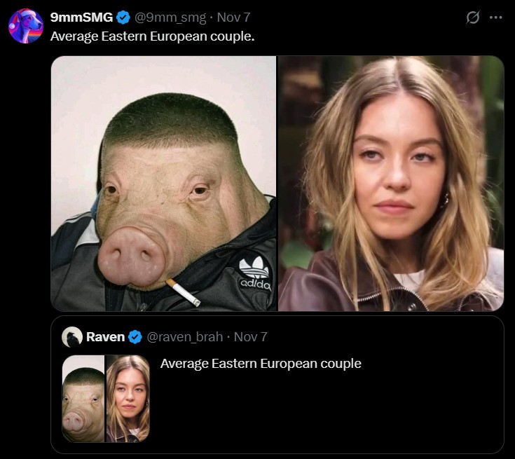 Average Eastern European couple. | Fade Pig / Buzz Cut Pig | Know Your Meme