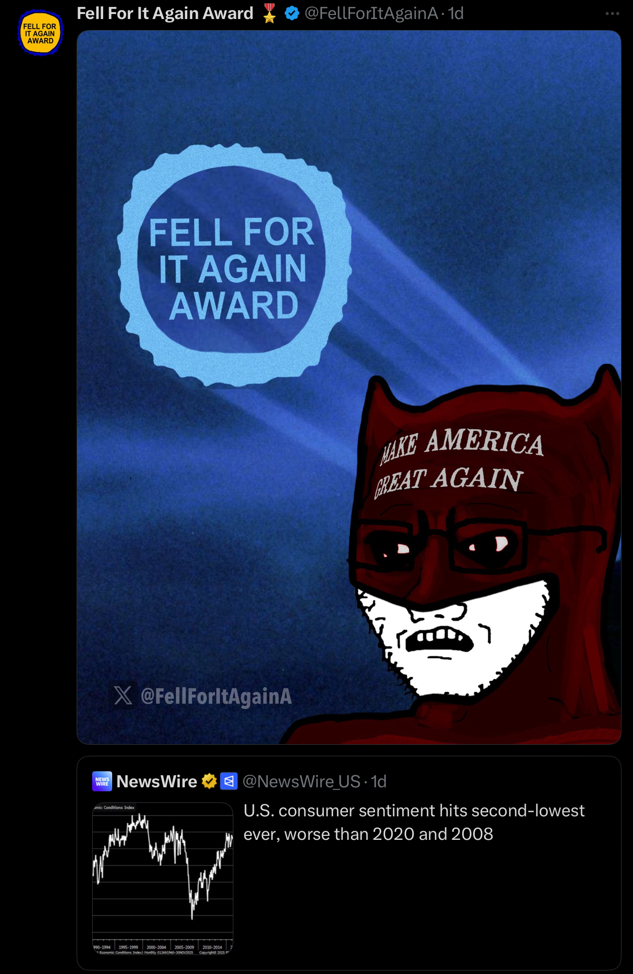 Fell For It Again Award: Image Gallery | Know Your Meme