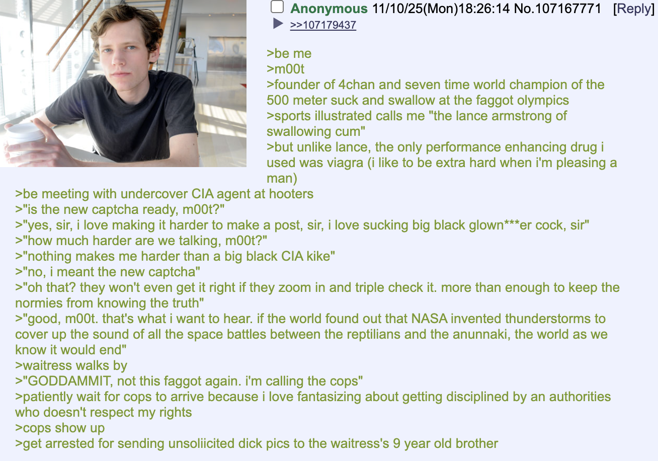 anon created 4chan | /r/Greentext | Know Your Meme