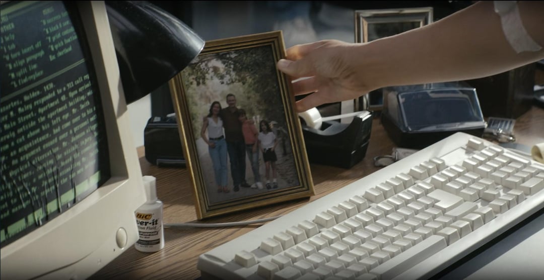 In Dexter (S1E9), you can see the CRT monitor is a sticker | Know Your Meme