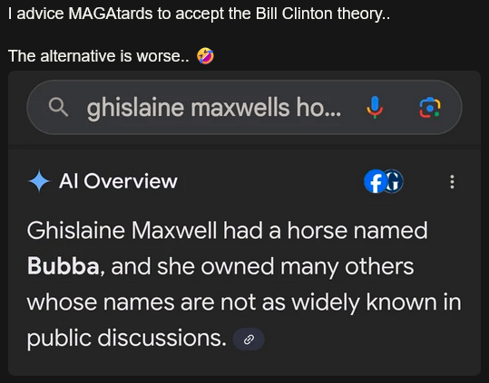 ok seriously is there any actual proof of this horse name thing? i don ...