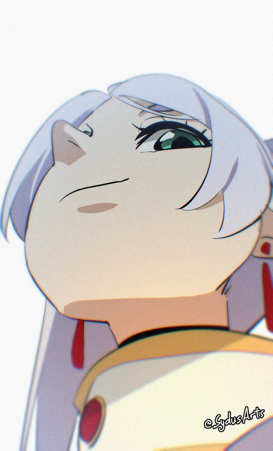 Fisheye Frieren | Upward Angle Frieren Drawing / Frieren Looking Up ...