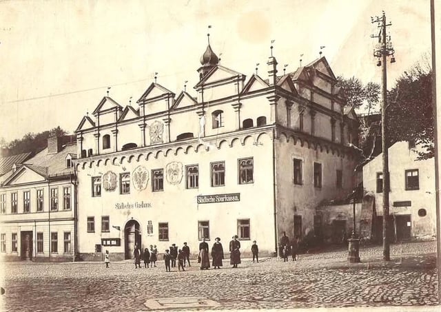 Town Hall of Horní Slavkov/Schlaggerwald, Czechia | Know Your Meme