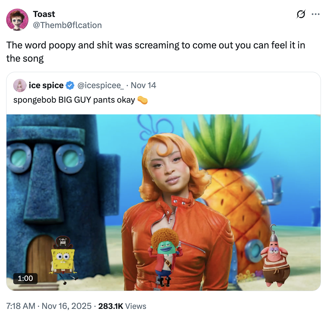 The word poopy and s--- was screaming to come out you can feel it in ...