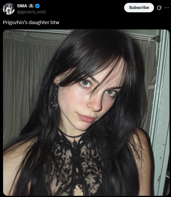 Prigozhin’s daughter btw | Steve Jobs Daughter BTW | Know Your Meme