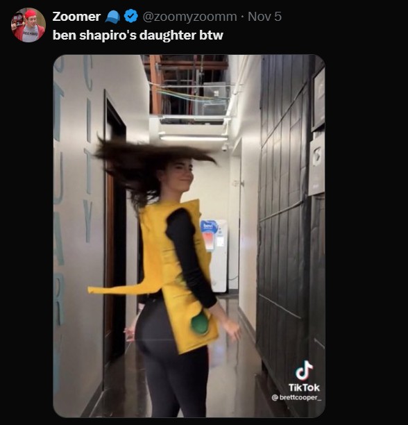 not ben shapiro's daughter btw | Steve Jobs Daughter BTW | Know Your Meme