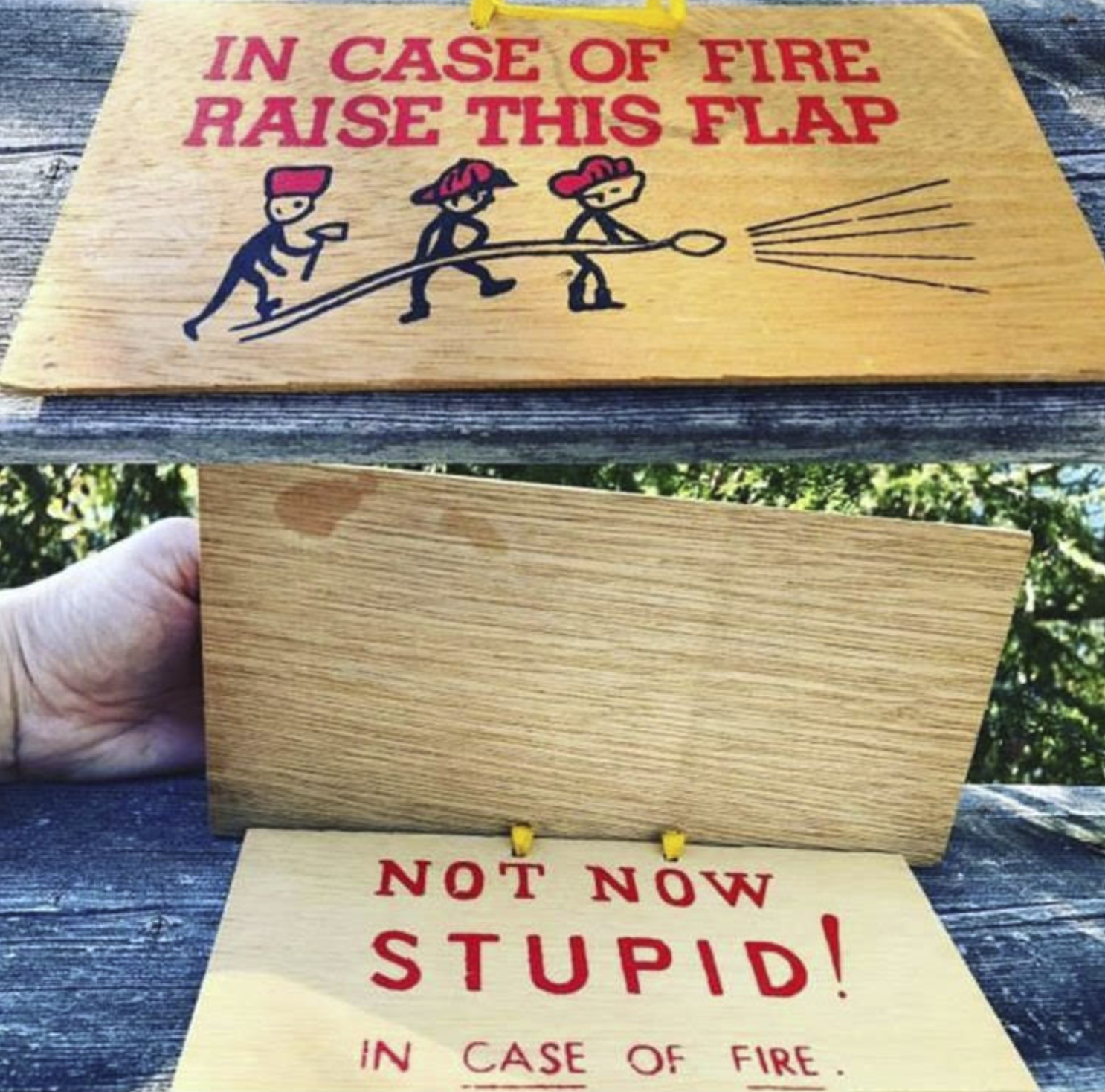 In case of fire... | Know Your Meme
