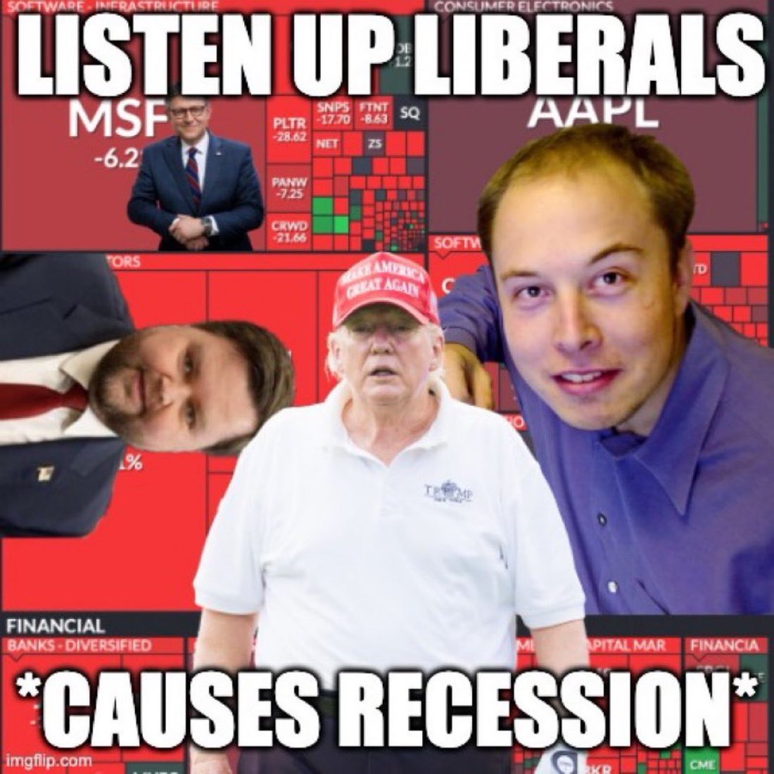 Listen up liberals, causes recession | Know Your Meme